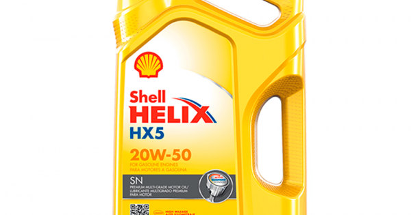 Aceite SHELL HELIX HX 5, SAE 20W50, Mineral